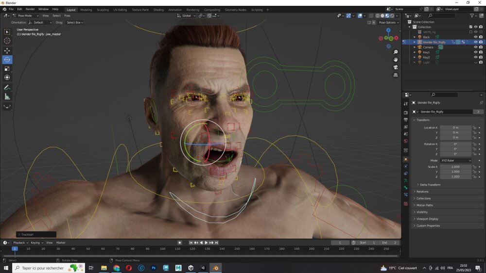 Realistic Strong Man Rigged 3D 모델 - 다운로드 Character on 3DModels.org
