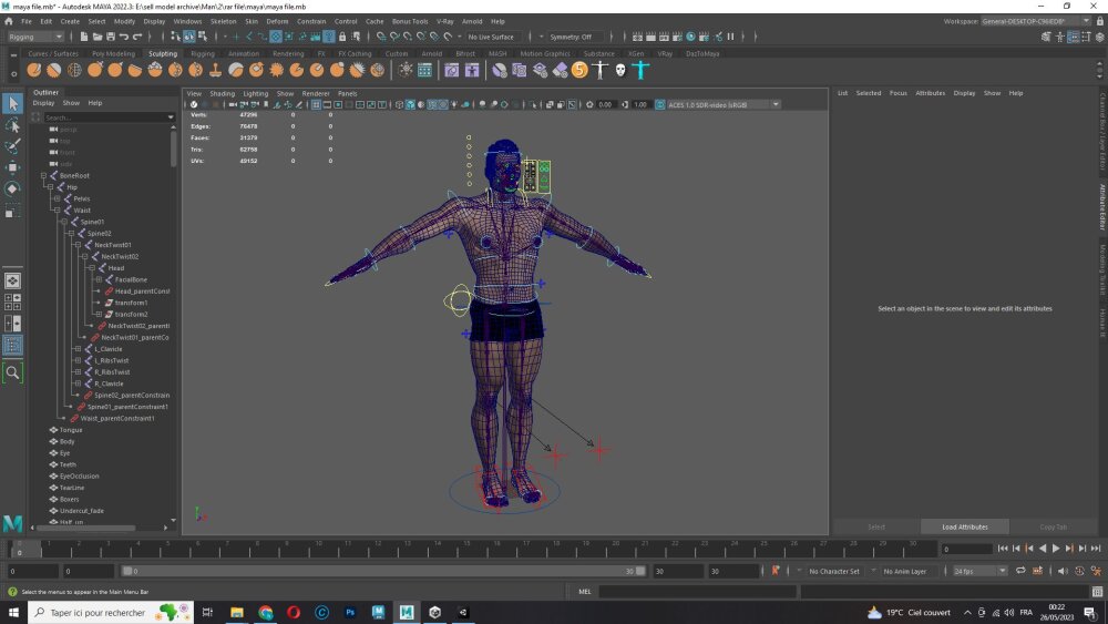 Realistic Strong Man Rigged 3D 모델 - 다운로드 Character on 3DModels.org