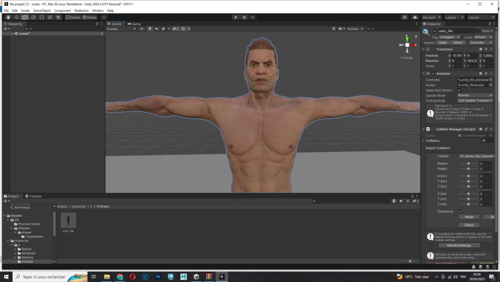 Realistic Strong Man Rigged 3D model - Download Character on 3DModels.org