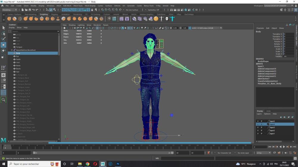 Asian Gangster Yakuza Modelo 3D - Descargar Character on 3DModels.org