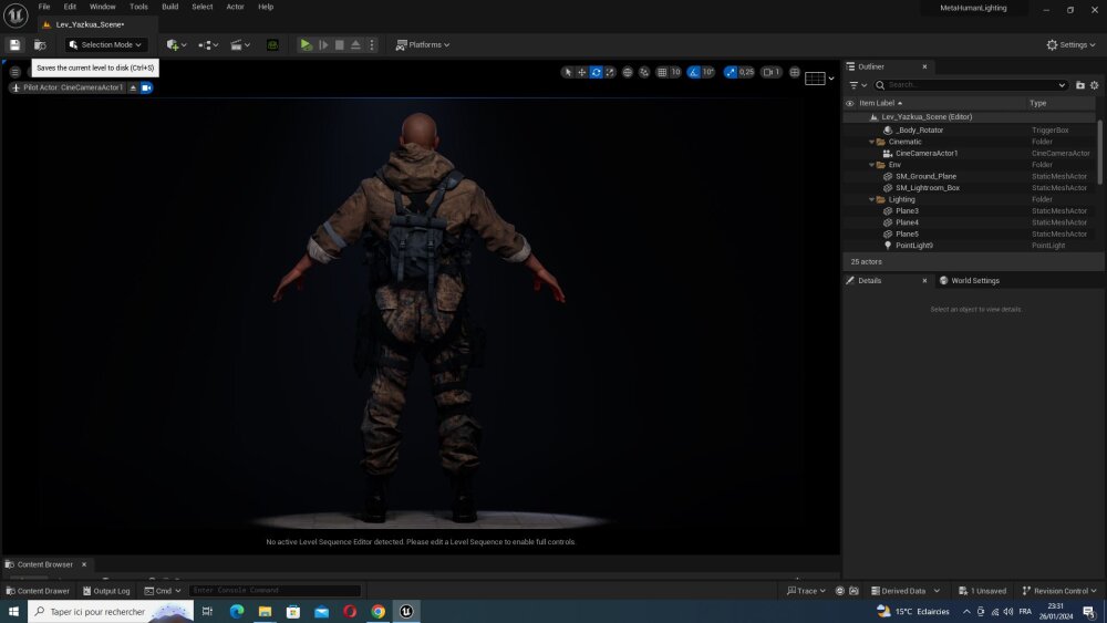 Armored Soldier Character in Combat Gear 3D model - Download Character ...