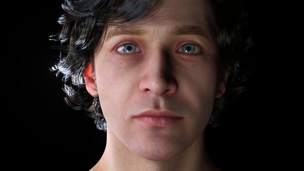 Realistic Animated Young Man Character 3D model - Download Character on ...