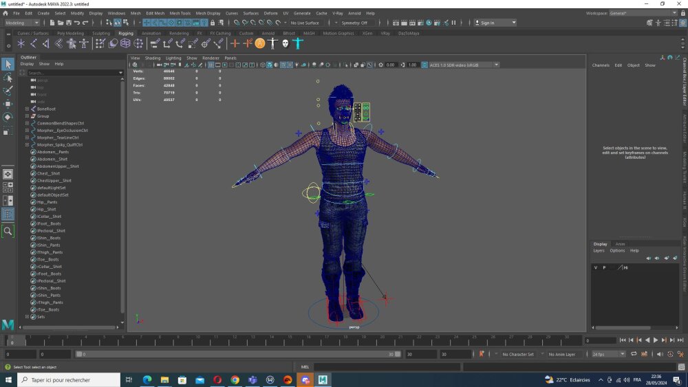 Realistic Male Survival Character In Casual Outfit 3D model - Download ...