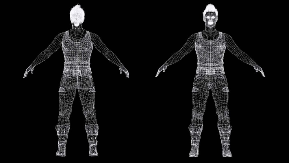 Realistic Male Survival Character In Casual Outfit 3D model - Download ...