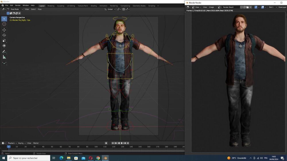 Realistic Man In Adventure Outfit 3D model - Download Character on ...