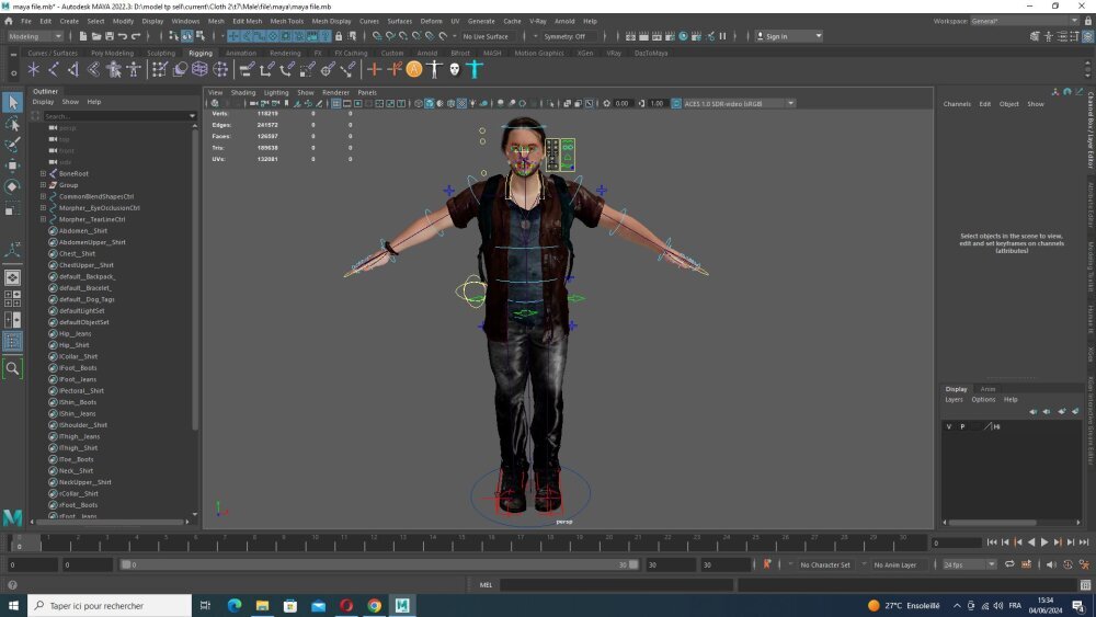 Realistic Man In Adventure Outfit 3D model - Download Character on ...