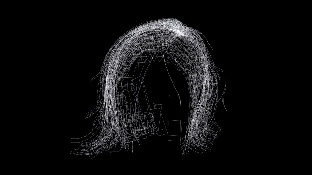 Side-parted Medium Bob Haircut 3D model - Download Character on ...