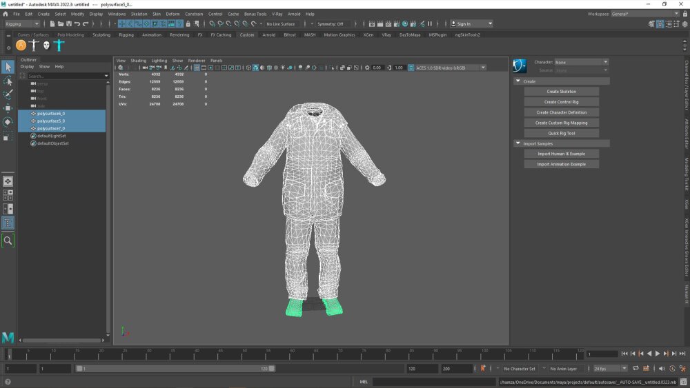 Urban Winter Jacket Jeans Outfit 3D model - Download Suits on 3DModels.org