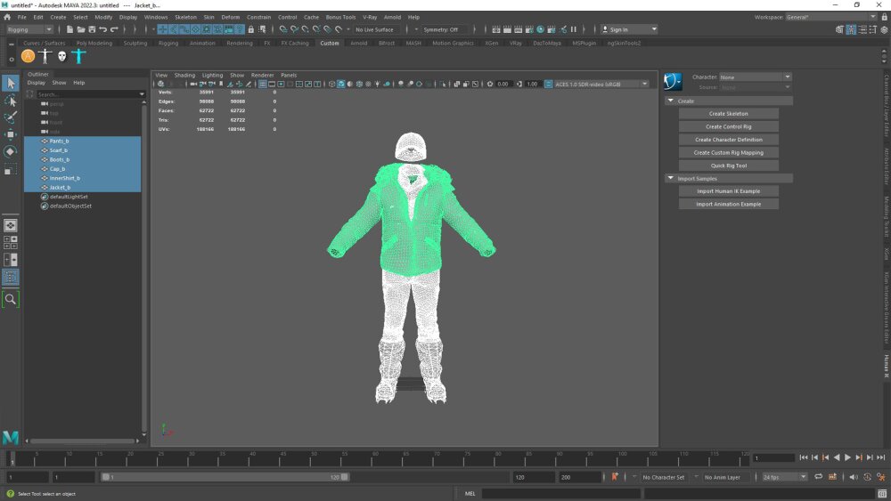 Vinterantrekk For Spill 3D-modell - Last ned Dresser på 3DModels.org