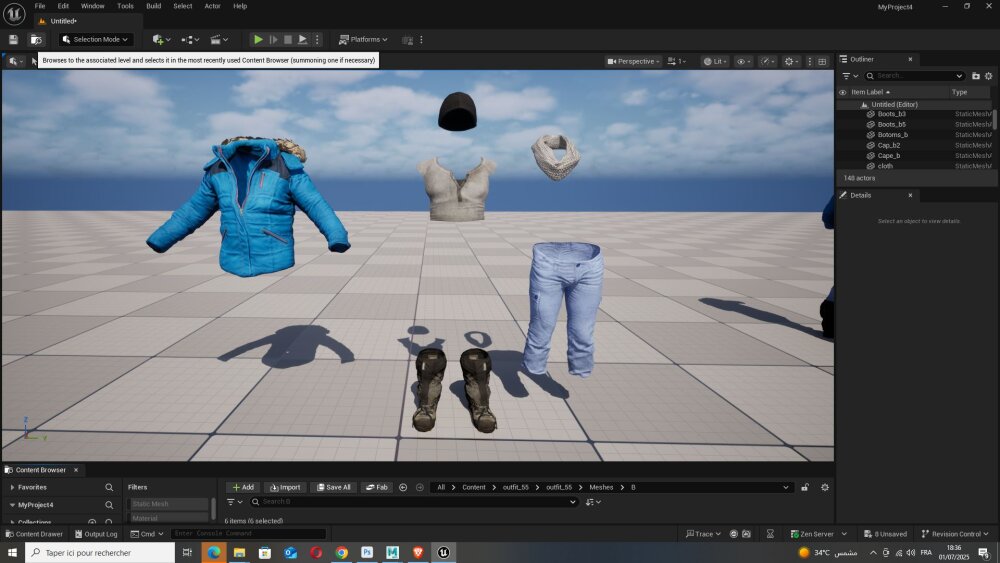Vinterantrekk For Spill 3D-modell - Last ned Dresser på 3DModels.org