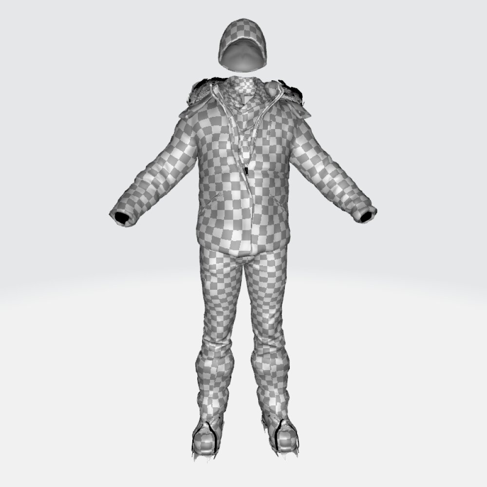 Vinterantrekk For Spill 3D-modell - Last ned Dresser på 3DModels.org