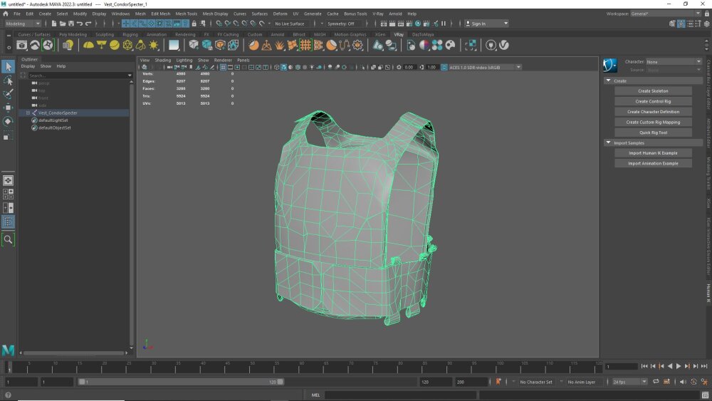 Modern Military Armor Vest 3D model - Download Armor on 3DModels.org