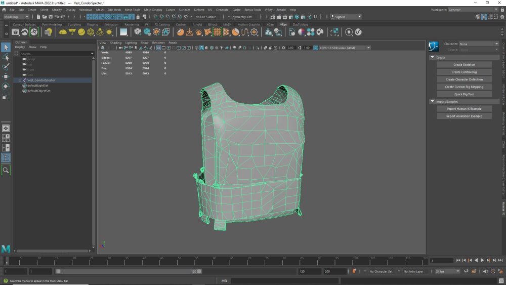 Modern Military Armor Vest 3D model - Download Armor on 3DModels.org