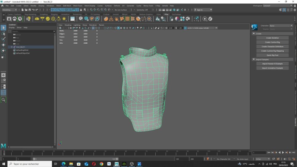 Modern Combat Vest 3D model - Download Armor on 3DModels.org