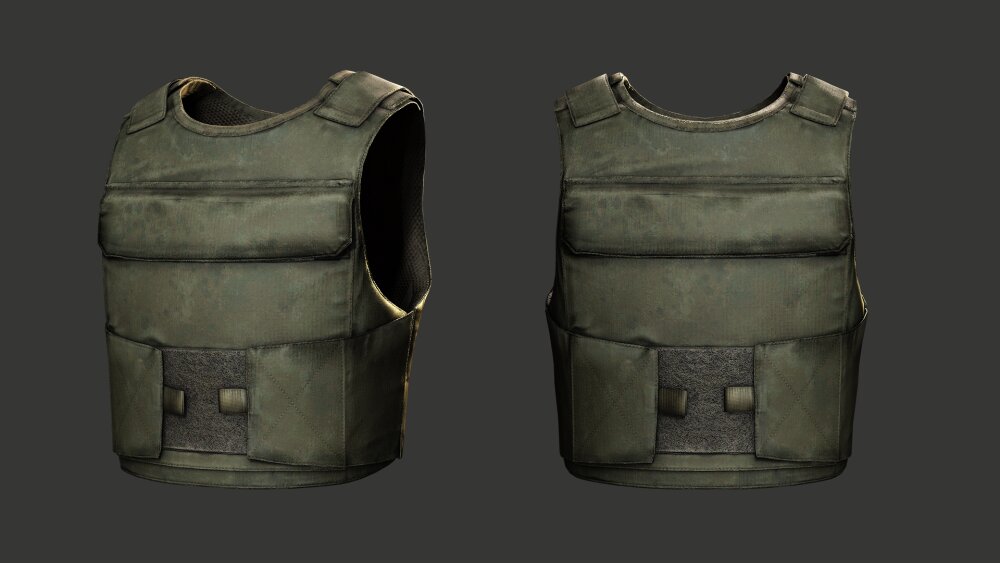 Game Ready Combat Vest 3D model - Download Armor on 3DModels.org