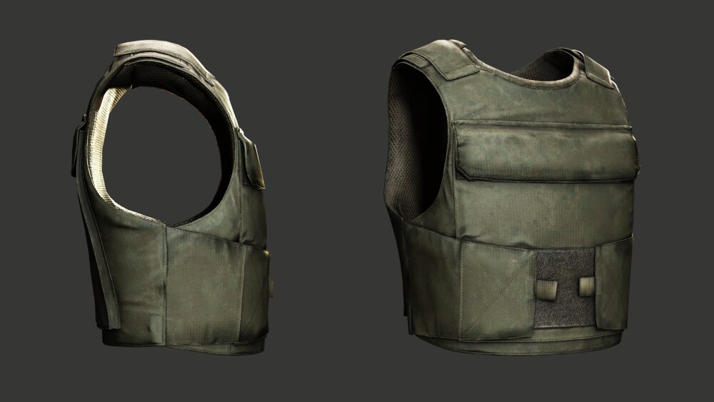 Game Ready Combat Vest 3D model - Download Armor on 3DModels.org