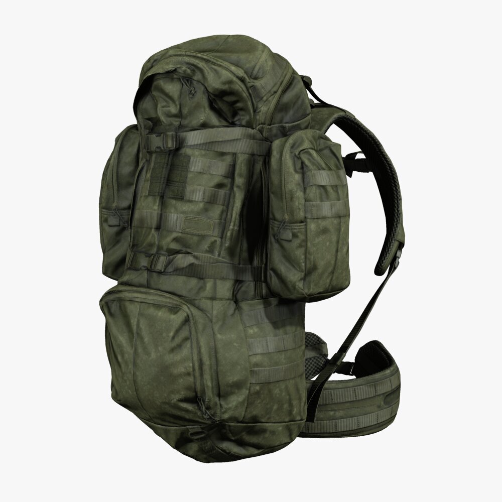 Tactical Backpack of Special Forces 3D model - Download Bags on ...