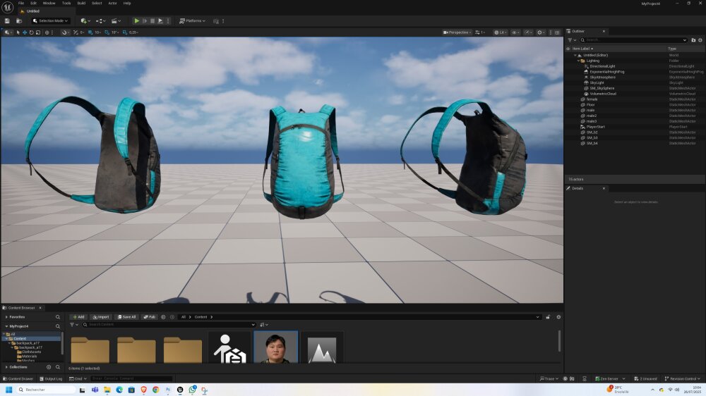 Everyday Backpack – Pure Simple Design 3D model - Download Bags on ...