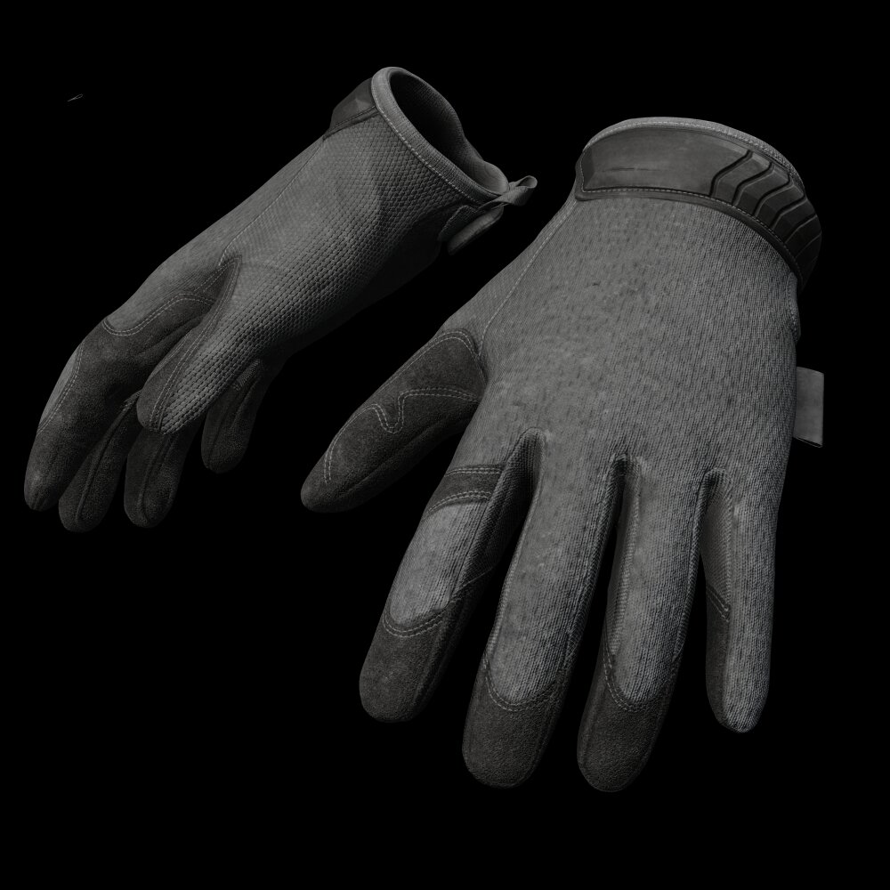 Minimal Tactical Gloves – Game Ready Asset 3D model - Download ...