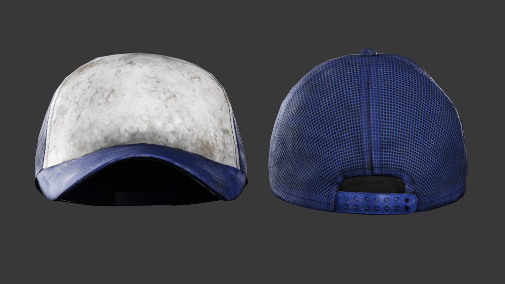 Baseball Cap – Game Ready Model 3D model - Download Hats on 3DModels.org
