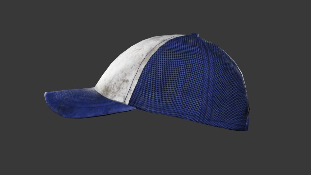 Baseball Cap – Game Ready Model 3D model - Download Hats on 3DModels.org