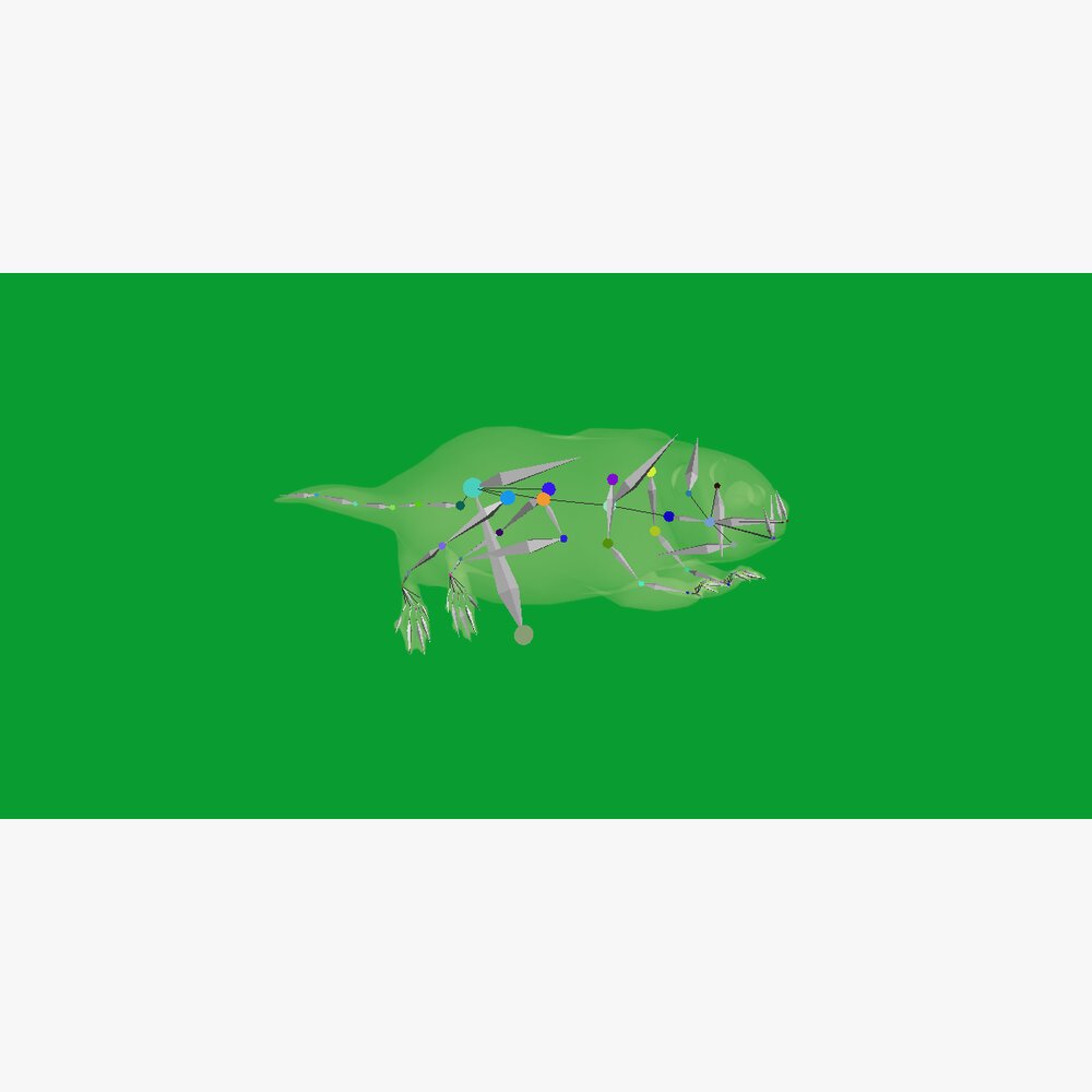 North American Beaver Low-poly 3D model - Download Mammals on 3DModels.org