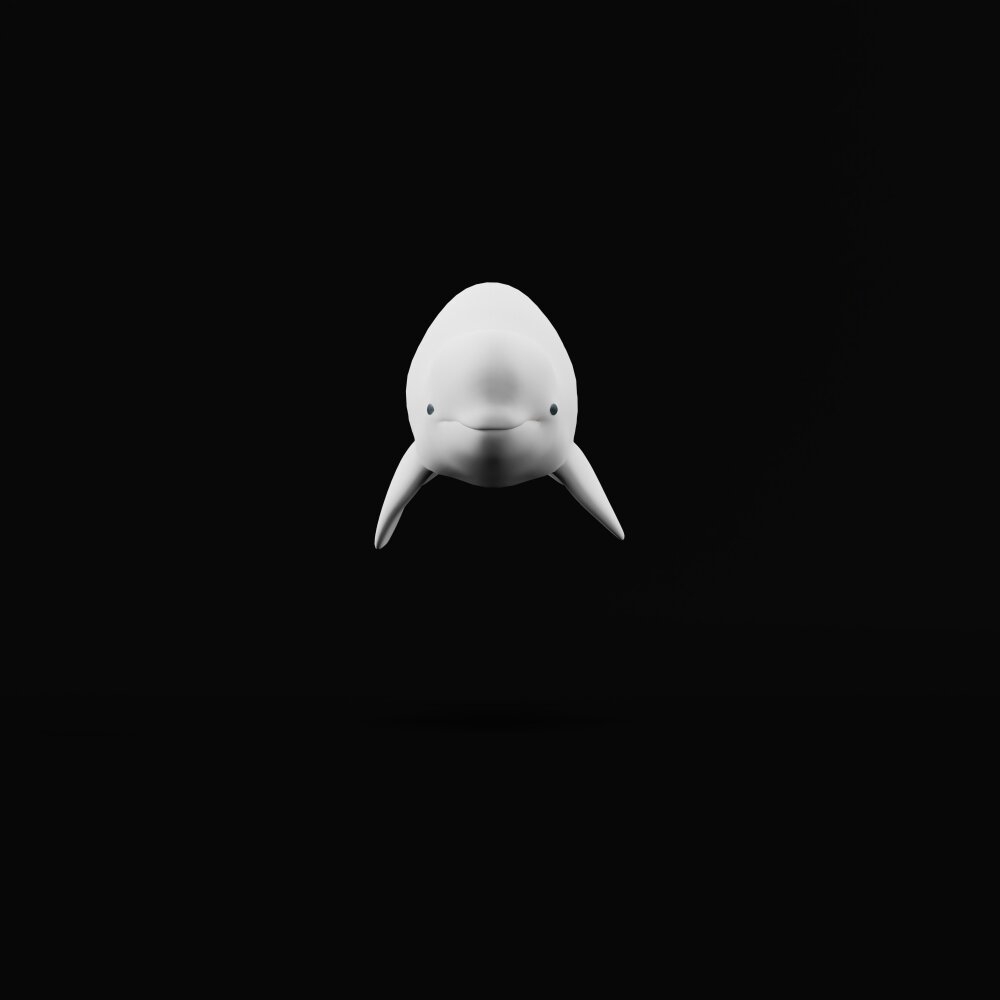 Beluga Whale 3D model - Download Marine Mammal on 3DModels.org