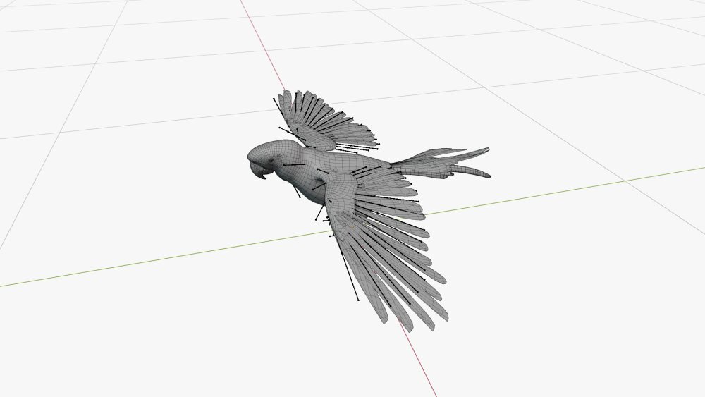 Scarlet Macaw Parrot Bird Modelo 3D - Descargar Aves on 3DModels.org