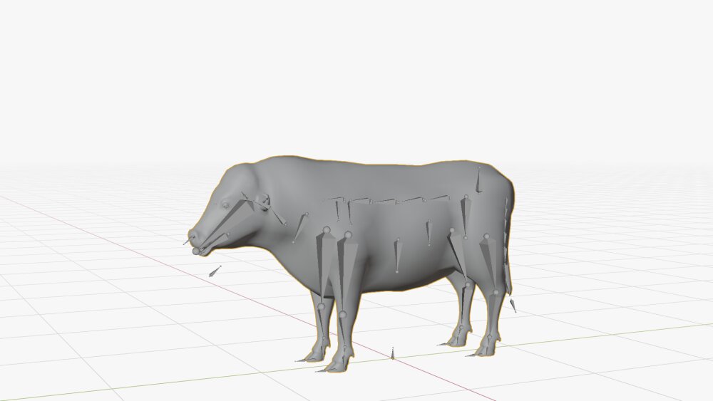 Galloway Cattle 3D model - Download Mammals on 3DModels.org