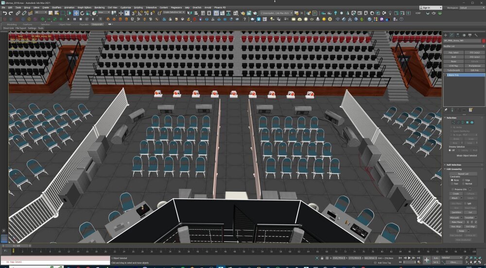 Mma Fight Arena Stadium Interior 3D model - Download Stadium on ...