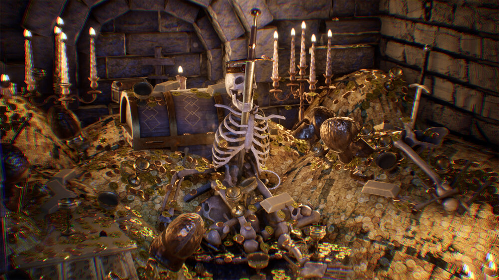 Ancient Treasure 46 Assets 3D model - Download Game locations on ...