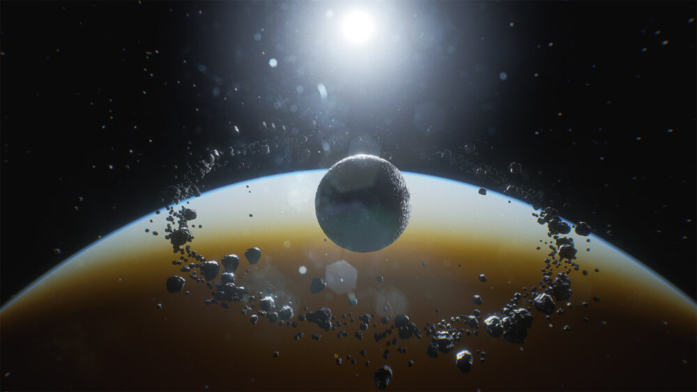 Asteroid Belt Ultimate Prop Pack 3D model - Download Planets on ...