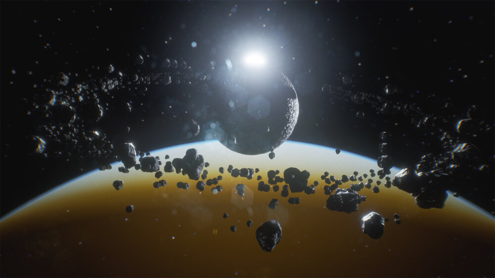 Asteroid Belt Ultimate Prop Pack 3D model - Download Planets on ...