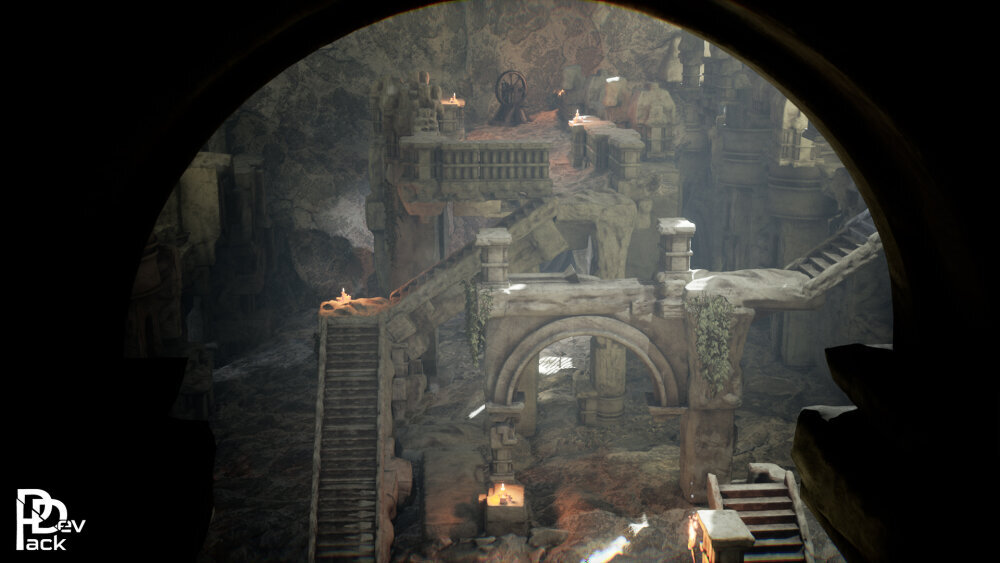 Ancient Cave Ruins 47 Assets 3D模型 - 下载 游戏地点 on 3DModels.org