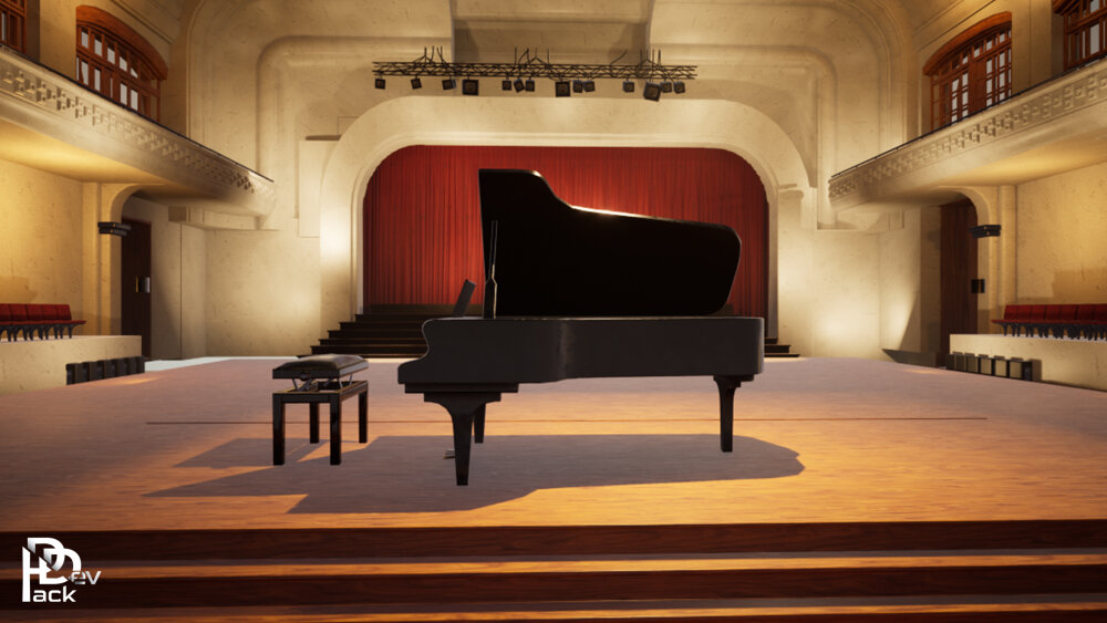 Concert Hall 56 Assets 3D model - Download Game locations on 3DModels.org