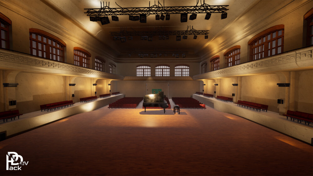 Concert Hall 56 Assets 3D model - Download Game locations on 3DModels.org
