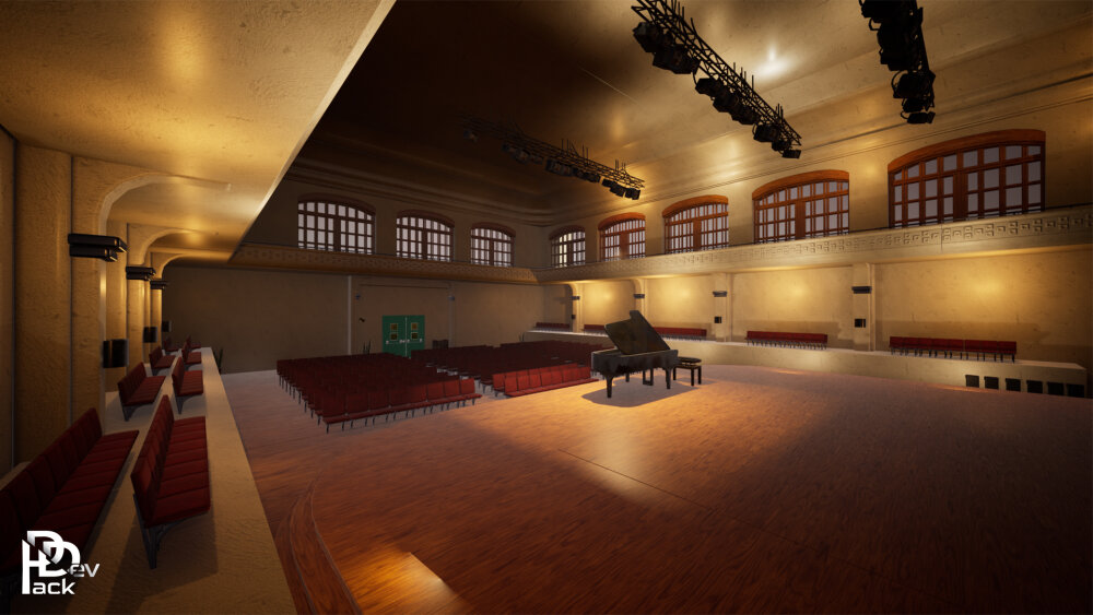 Concert Hall 56 Assets 3D model - Download Game locations on 3DModels.org
