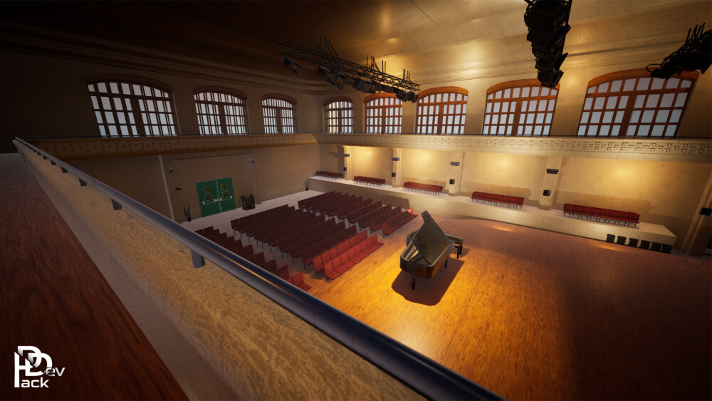 Concert Hall 56 Assets 3D model - Download Game locations on 3DModels.org