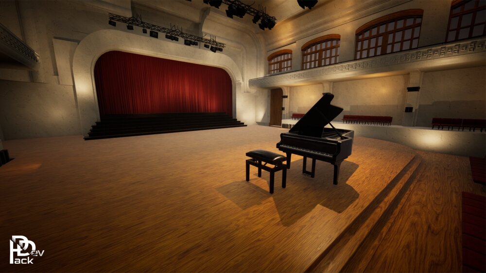 Concert Hall 56 Assets 3D model - Download Game locations on 3DModels.org