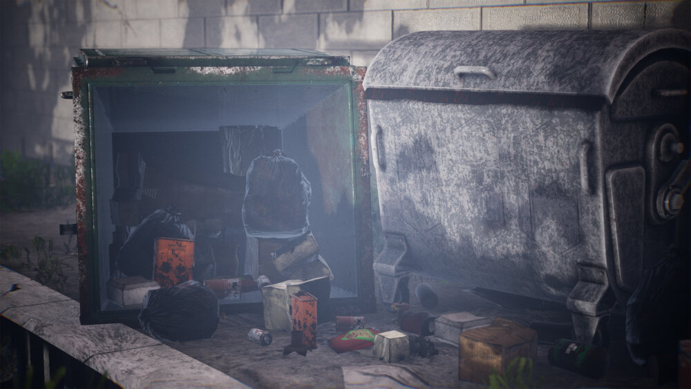 Garbage and Trash Package 60 Assets 3D model - Download Street elements ...