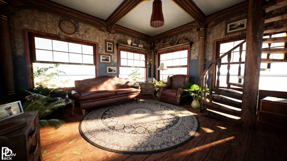 Lighthouse Interior 52 Assets 3D model - Download Game locations on ...