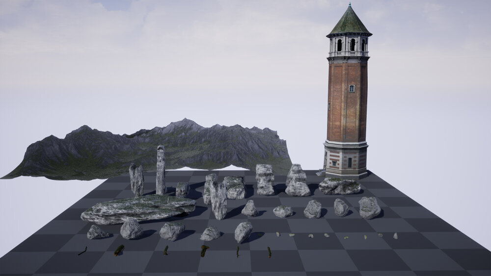 Lighthouse Island High Quality Environment 3D model - Download Game ...