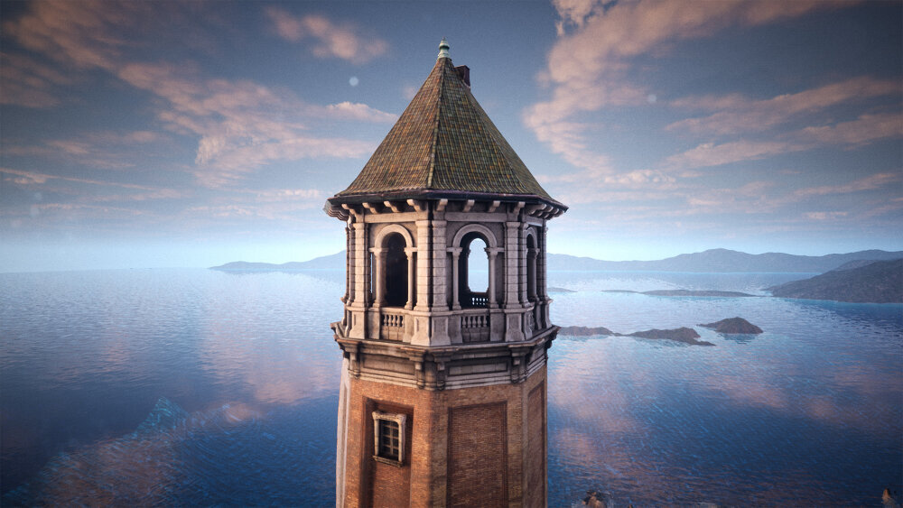 Lighthouse Island High Quality Environment 3D model - Download Game ...