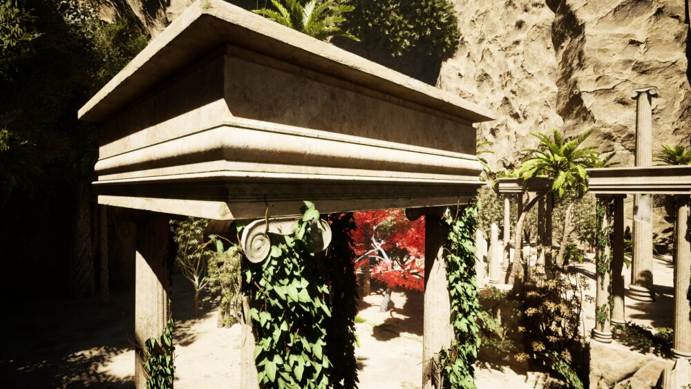 Lost Roman Temple 62 Assets 3D model - Download Game locations on ...