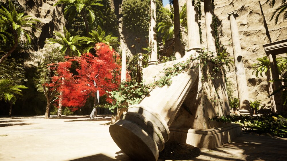 Lost Roman Temple 62 Assets 3D model - Download Game locations on ...