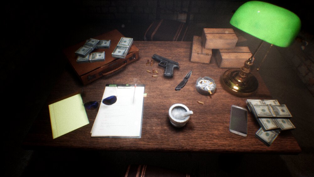 Mafia Room – Environment with 35 Assets 3D model - Download Game ...