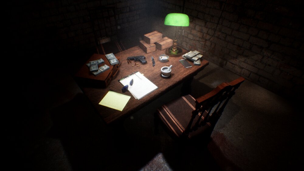Mafia Room – Environment with 35 Assets 3D model - Download Game ...