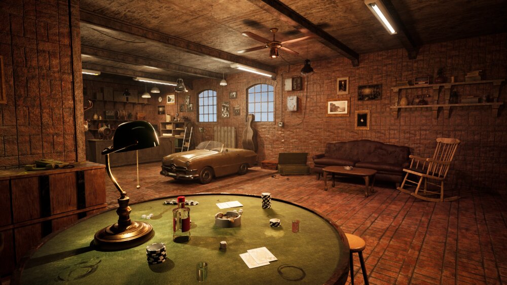 Mafia Hideout Theme Bar 152 Assets 3D model - Download Game locations ...