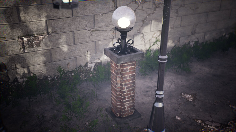 Modular Streetlights 46 Assets 3D model - Download Game locations on ...