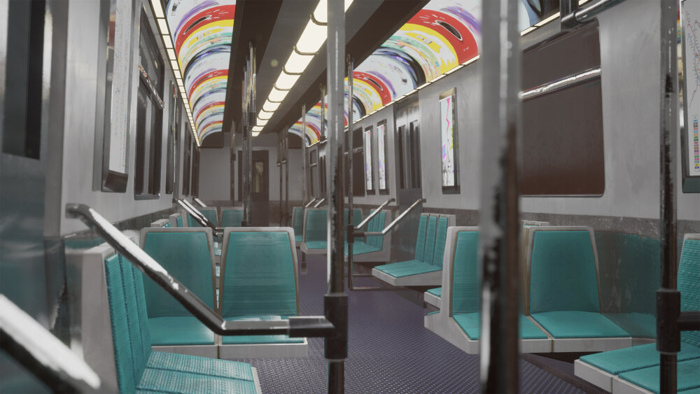 Tren de Pasajeros Modular – 33 Componentes Modelo 3D - Descargar ...